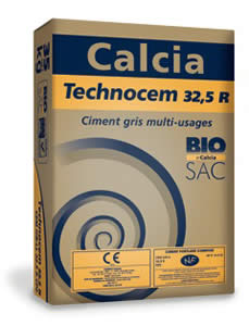 Le sac bio de Ciments Calcia - Construction Cayola