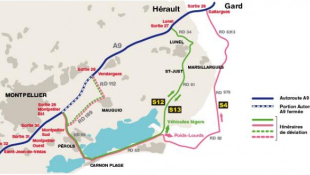 Déplacement de l'A9 : Vinci Autoroutes supprime un nouvel ouvrage ...